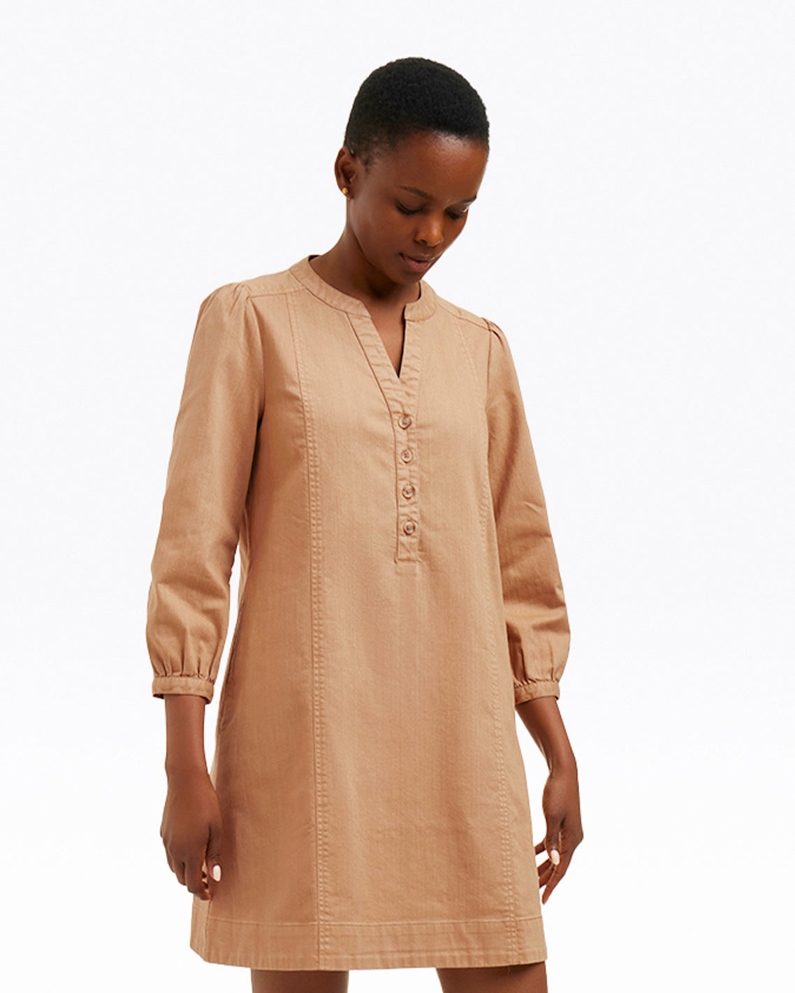 Felicity Popover Shift Dress in Croissant – Draper James