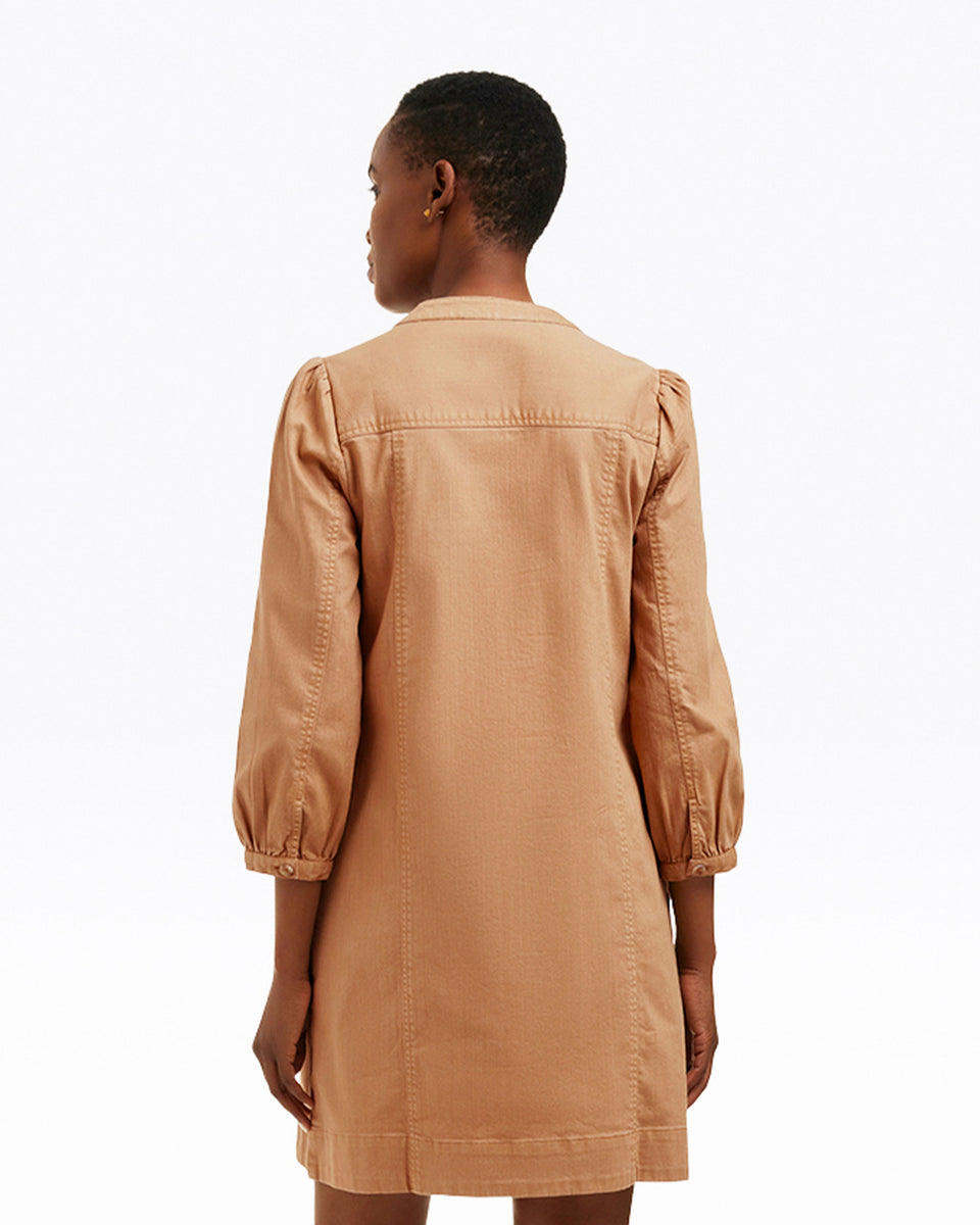 Felicity Popover Shift Dress in Croissant – Draper James