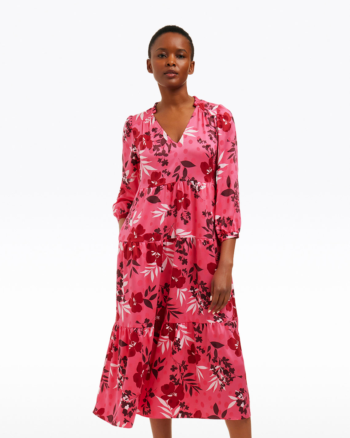Katie Midi Dress in Spring Floral – Draper James