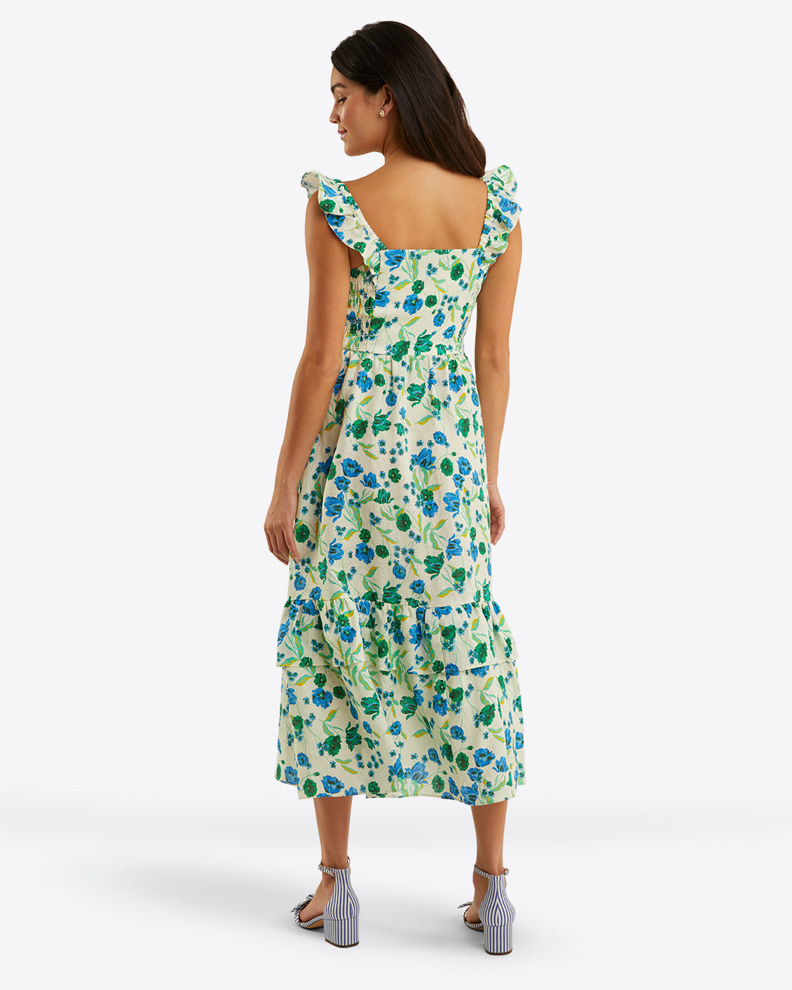 Carrie Midi Dress in Linen – Draper James