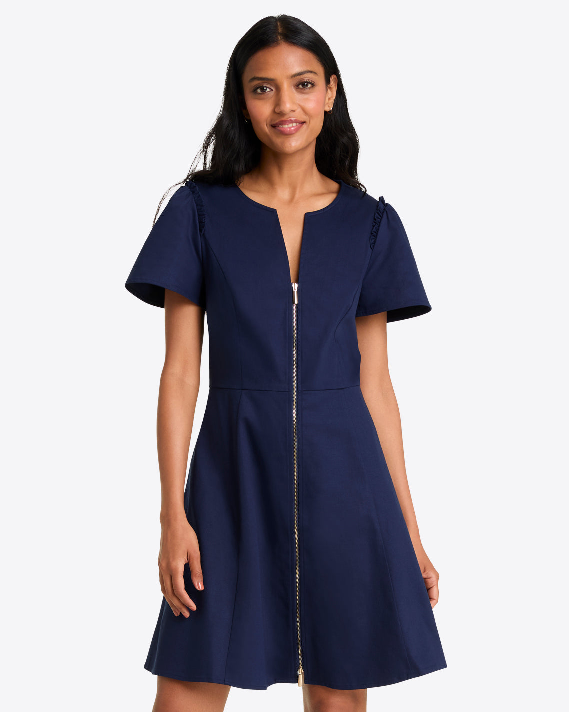 Mae Love Circle Dress in Navy – Draper James