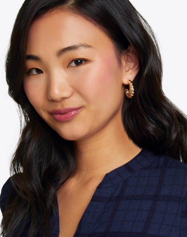 Puff Sleeve Sweater in Pointelle – Draper James