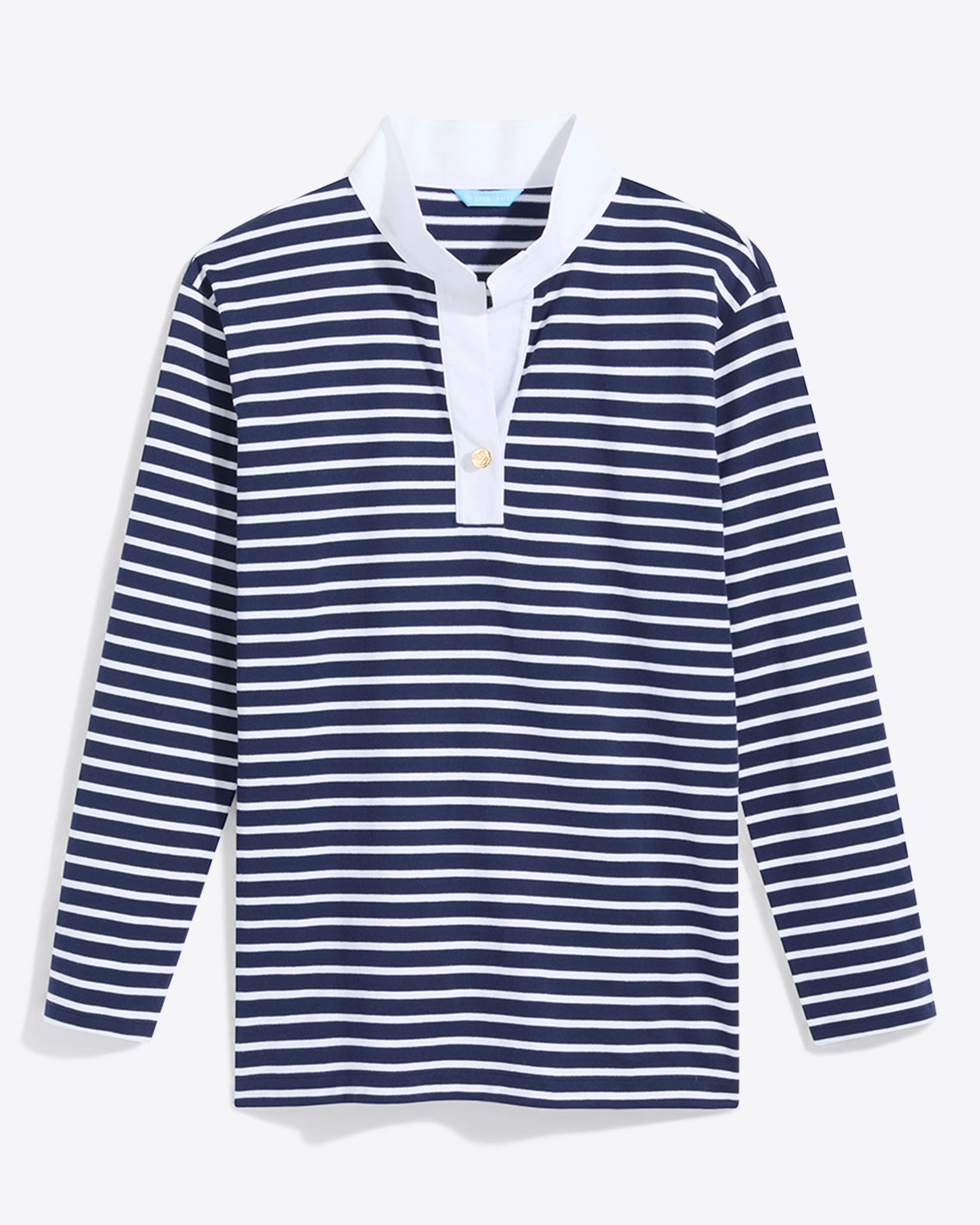 Gillian Long Sleeve Top in Navy Mariner Stripe – Draper James