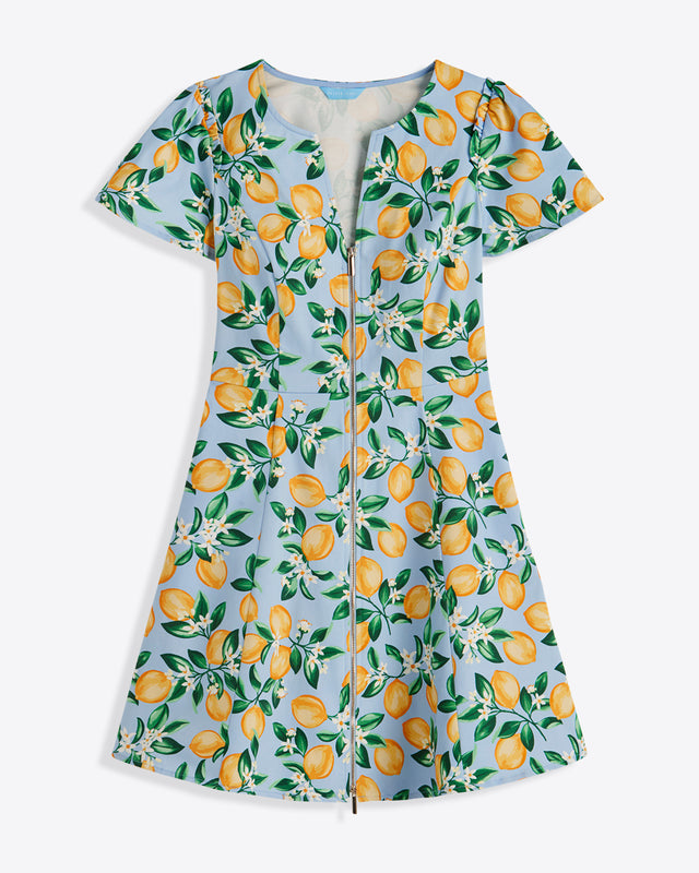 Mae Love Circle Dress in Lemon Blossom – Draper James