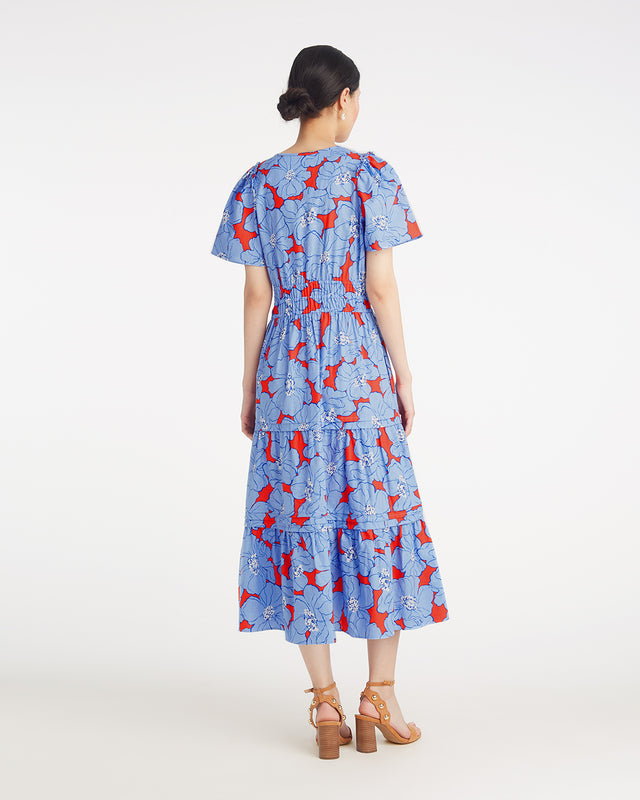Hollie Midi Dress in Floating Floral – Draper James
