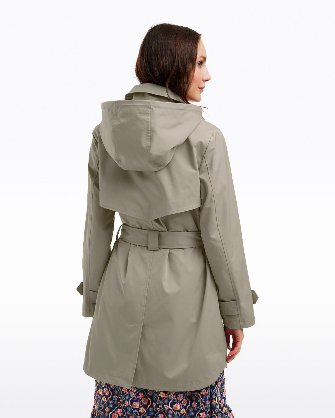 Meghan Trench Coat in Spring Sage – Draper James