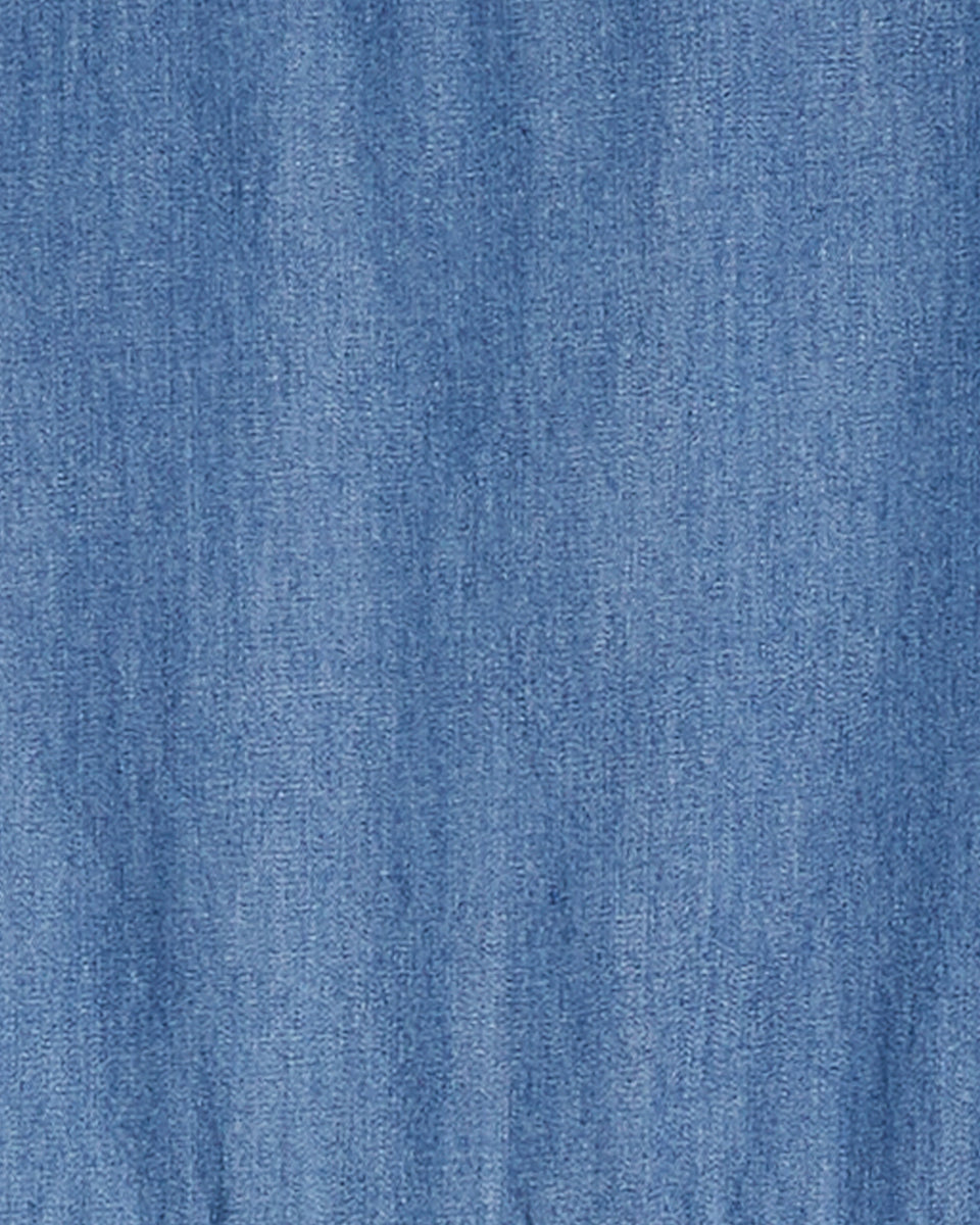 Heidi V-Neck Top in Chambray – Draper James