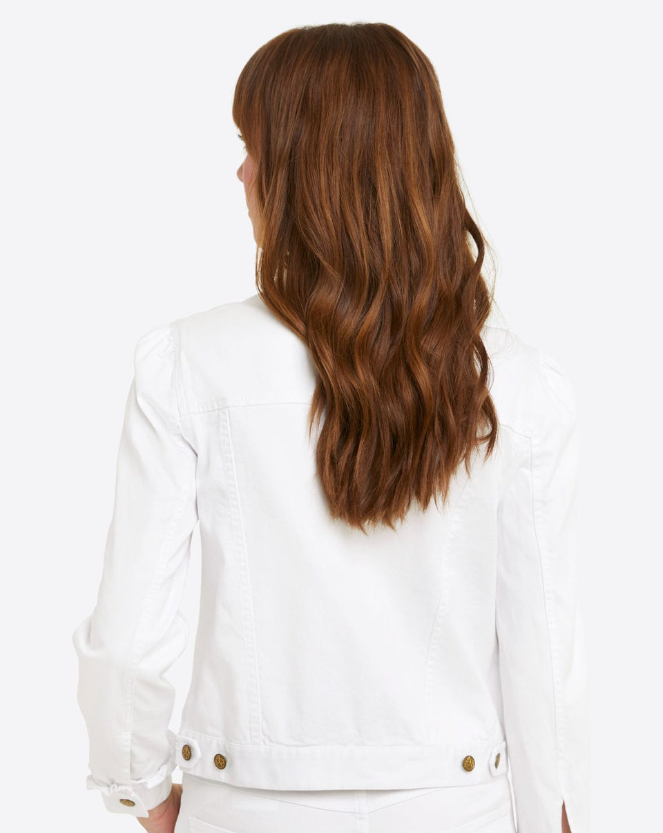 White Denim Jacket – Draper James